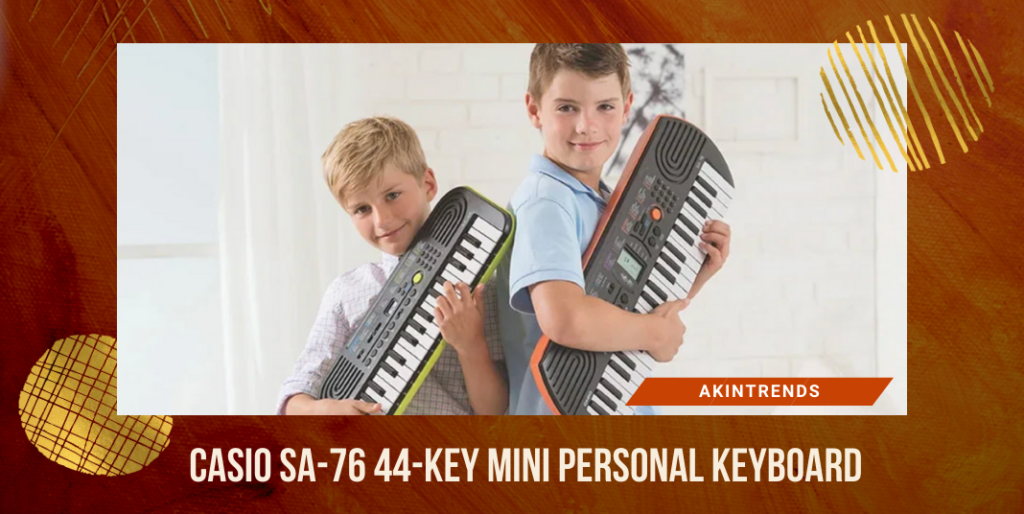 Casio SA-76 44-Key Mini Personal Keyboard - Akin Trends