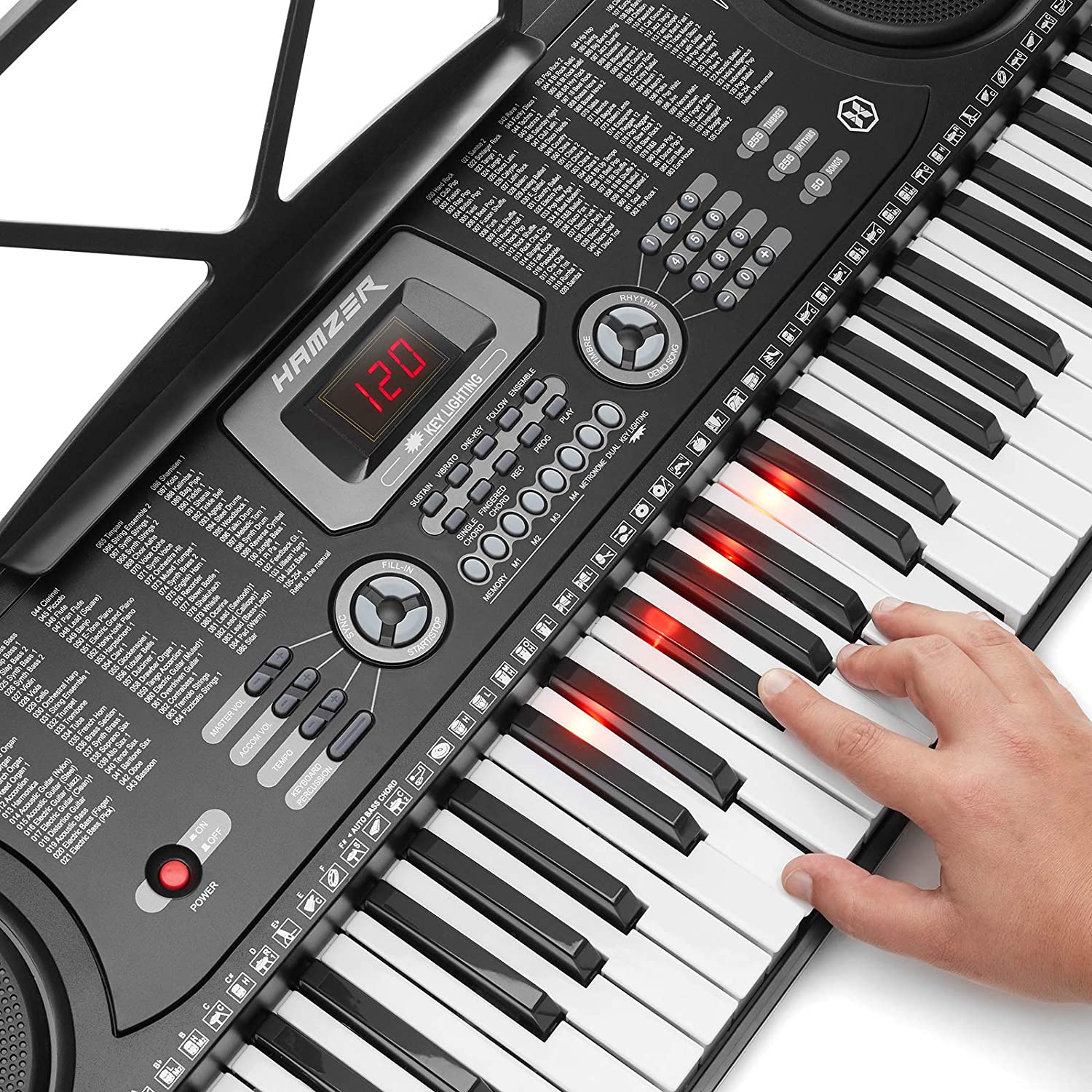 Hamzer 61-Key Electronic Keyboard: Entry-Level - Akin Trends